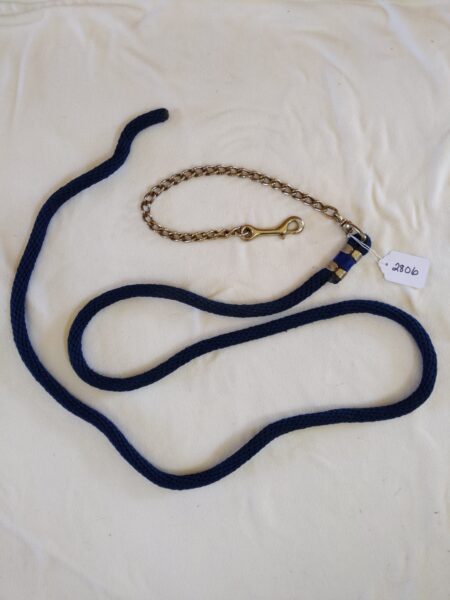Navy Chain Lead Line - Hampton Riding Centre